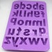 Lowercase Letter Alphabet Cake Mold Soap Mold Silicone Mold Biscuit ...