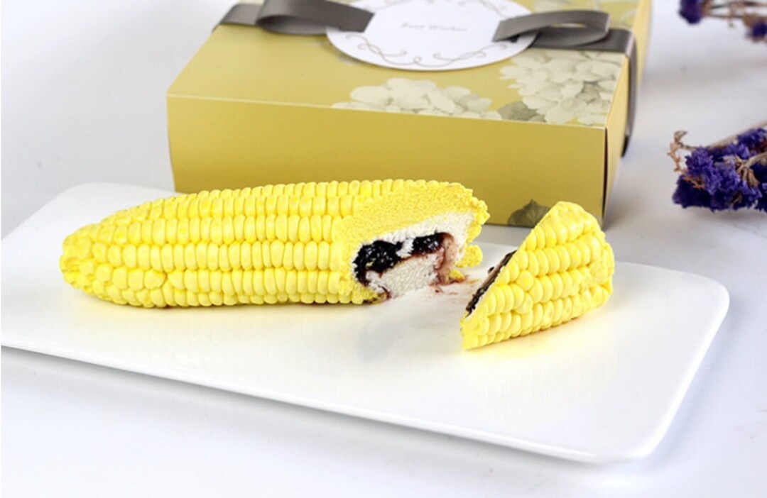 3D Corn Mousse Cake Silicone Mold Diy Baking Ice Cream Mold Soap Mold ...