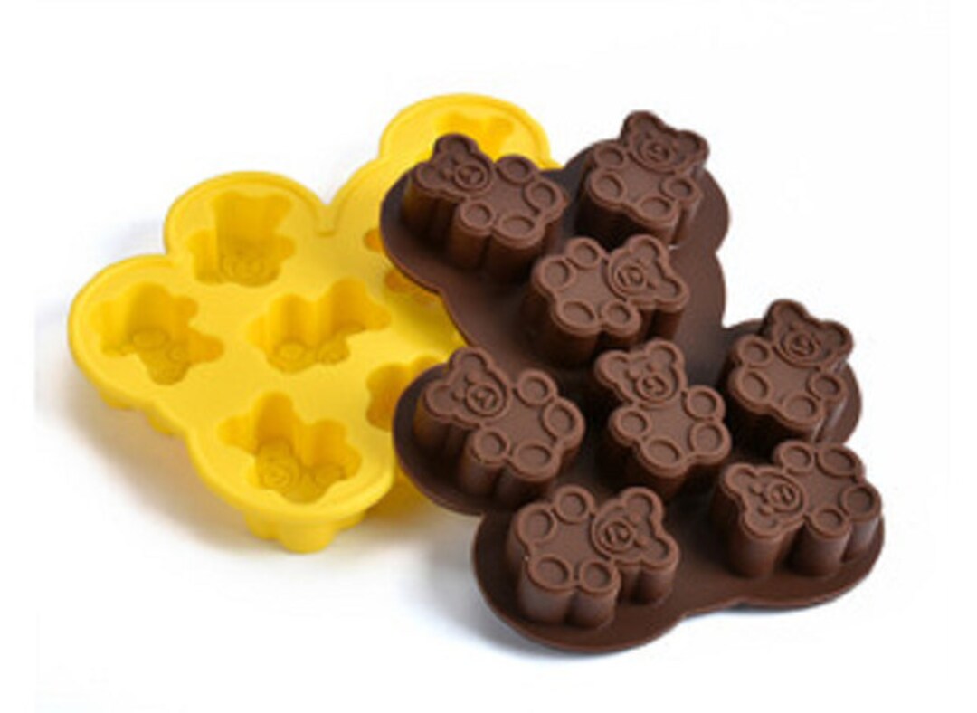 Bear Ice Mold Ice Tray Flexible Silicone Mold DIY Mold Jewelry Mold ...