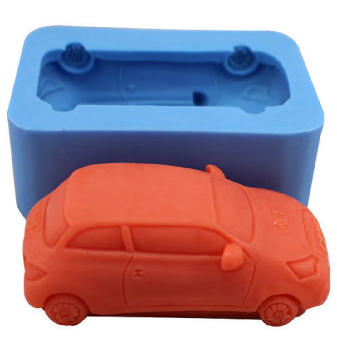 Audi Car Soap Mold Flexible Silicone Mold Candy Chocolate Mold Soap ...