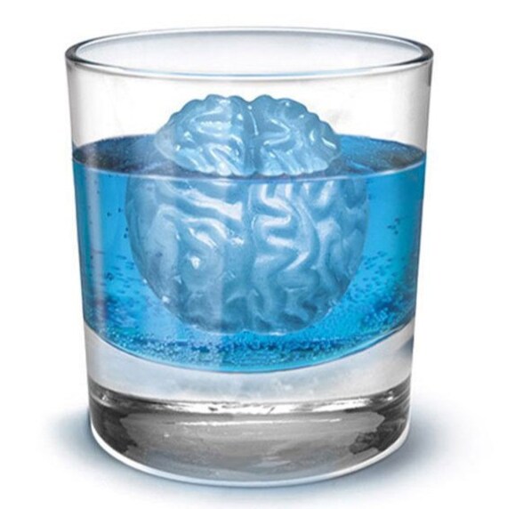 4-brain Ice Mold Ice Tray Flexible Silicone Mold DIY Mold - Etsy
