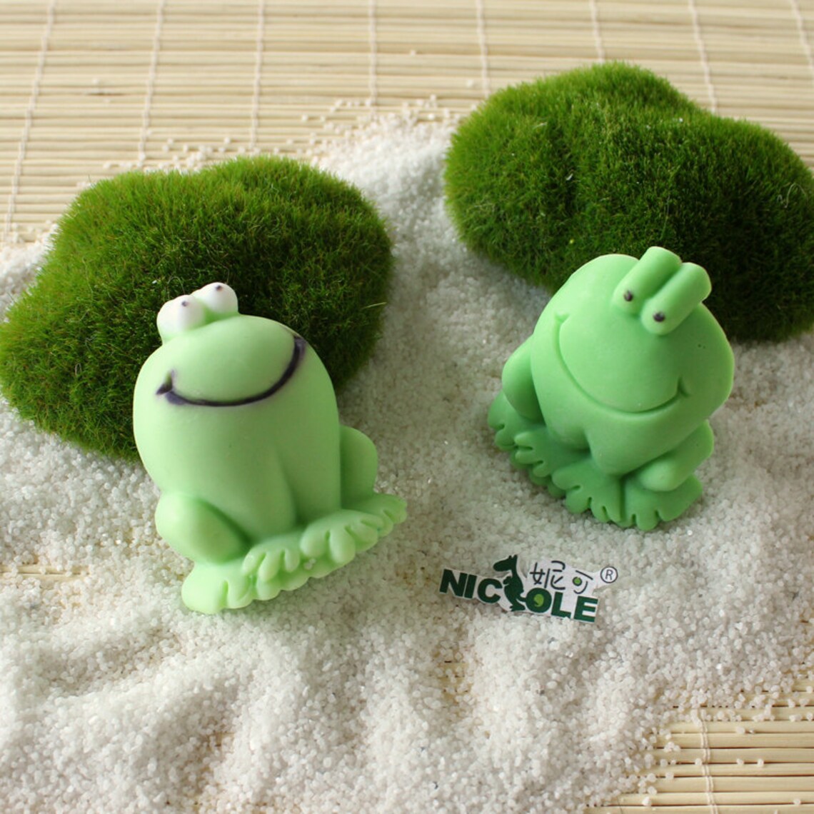 Frog Soap Mold Flexible Silicone Mold Candy Chocolate Mold Polymer Clay ...