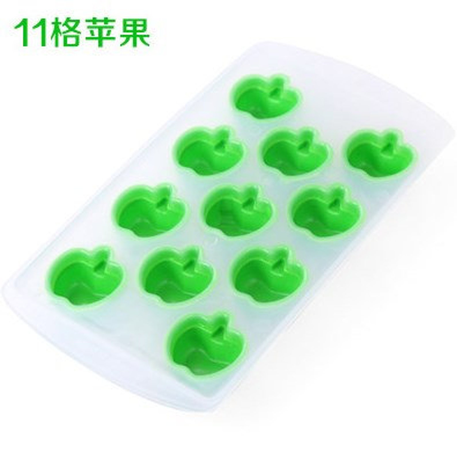 Apple Banana Grape Orange Fruit Ice Lattice Ice Mold Ice Tray Flexible ...