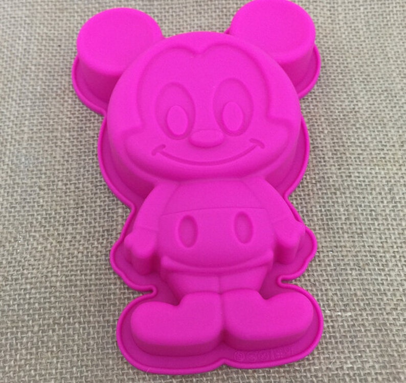 2PCS Mickey Mouse Disney Mold Soap Mold Cake Mold Silicone - Etsy