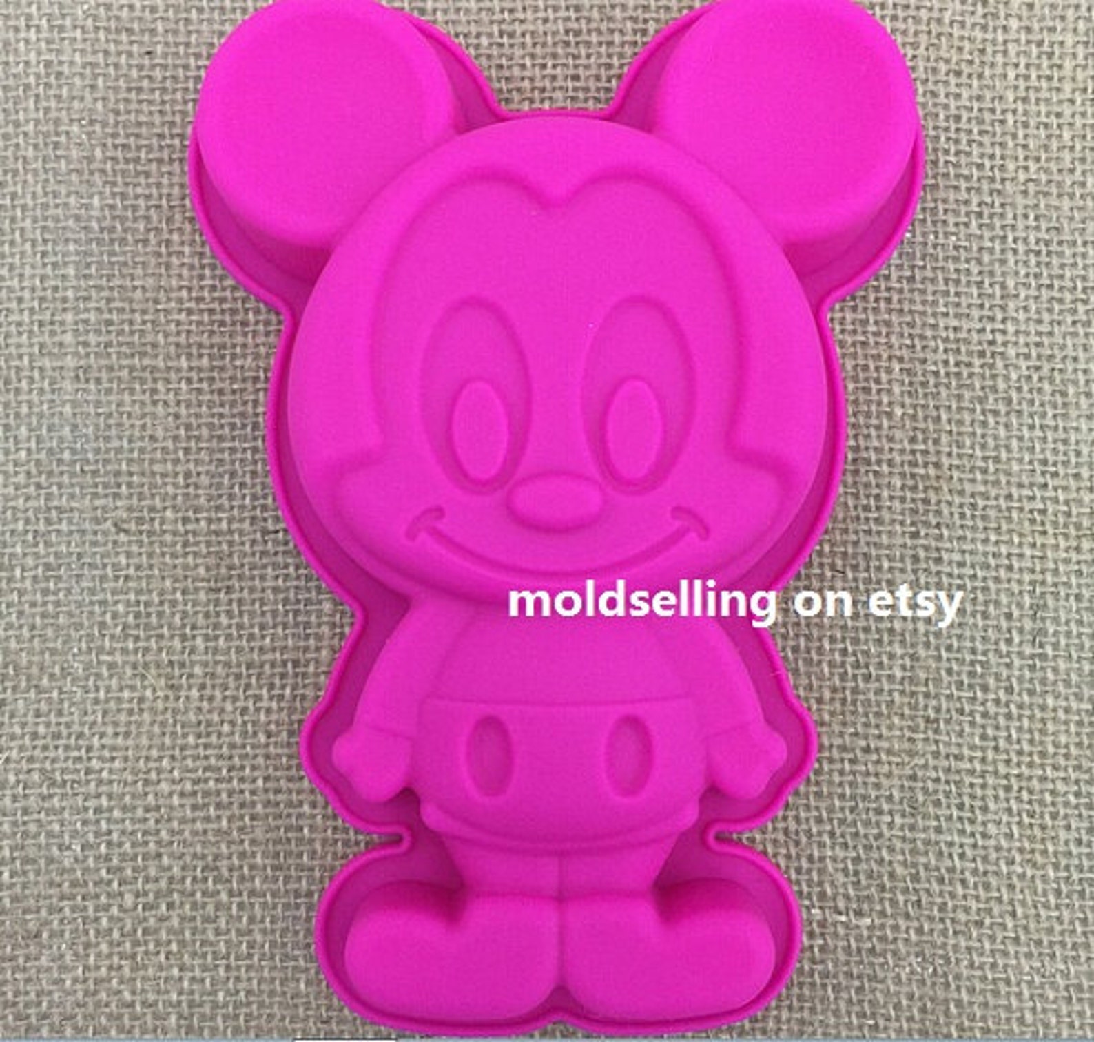 2PCS Mickey Mouse Disney Mold Soap Mold Cake Mold Silicone - Etsy