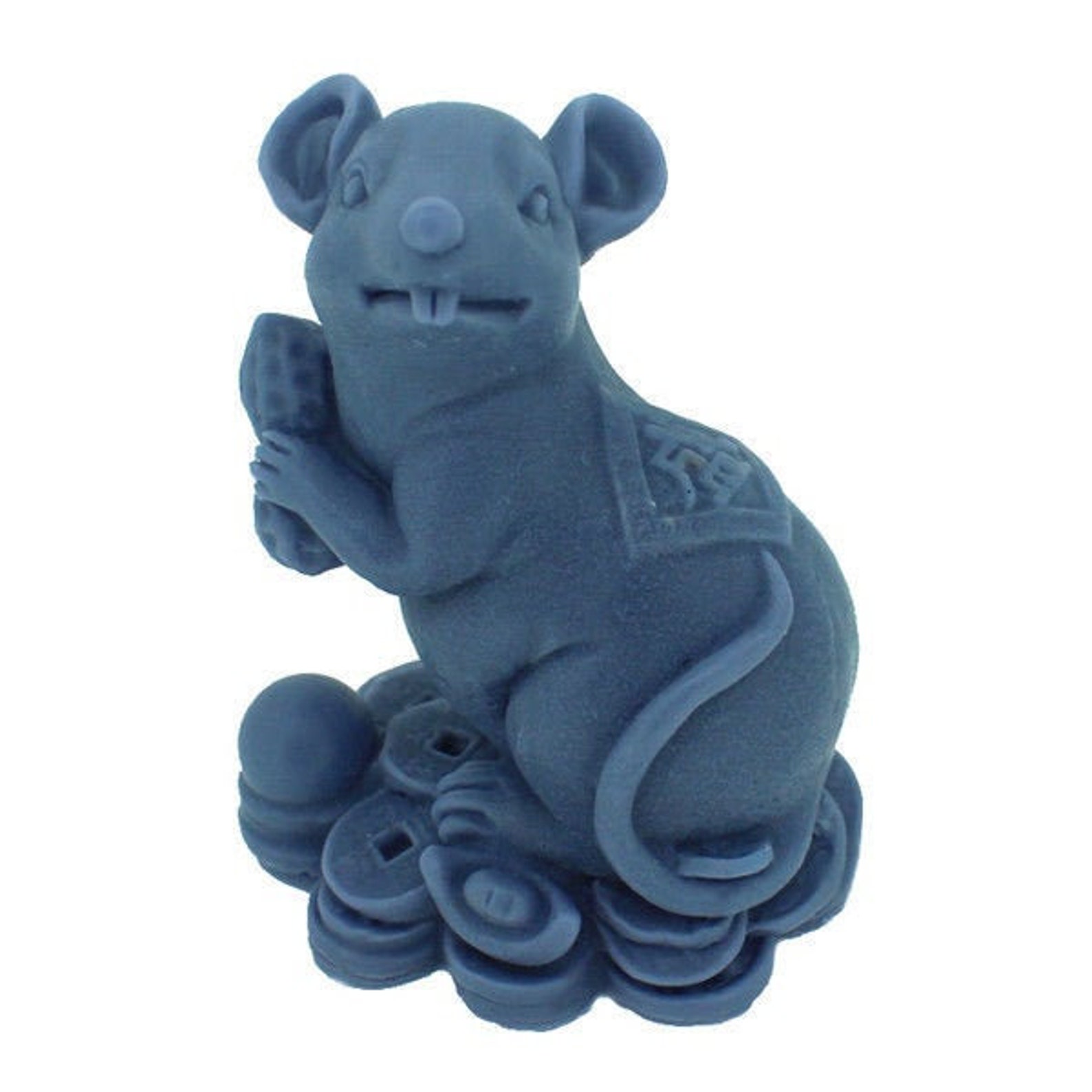 3D Lovely Mouse Rat Zodiac Soap Mold Flexible Silicone Mold Candy ...