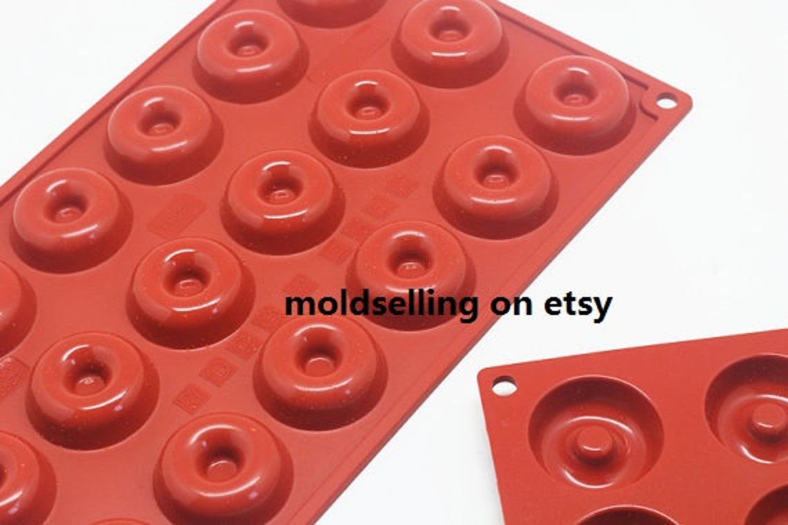 18-donut Savarin Mold Pudding Mold Cake Mold Bakeware Silicone - Etsy