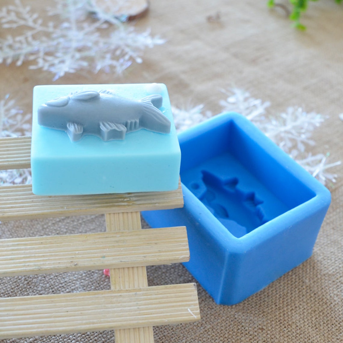 Tuna Fish Soap Mold Flexible Silicone Mold Candy Chocolate - Etsy