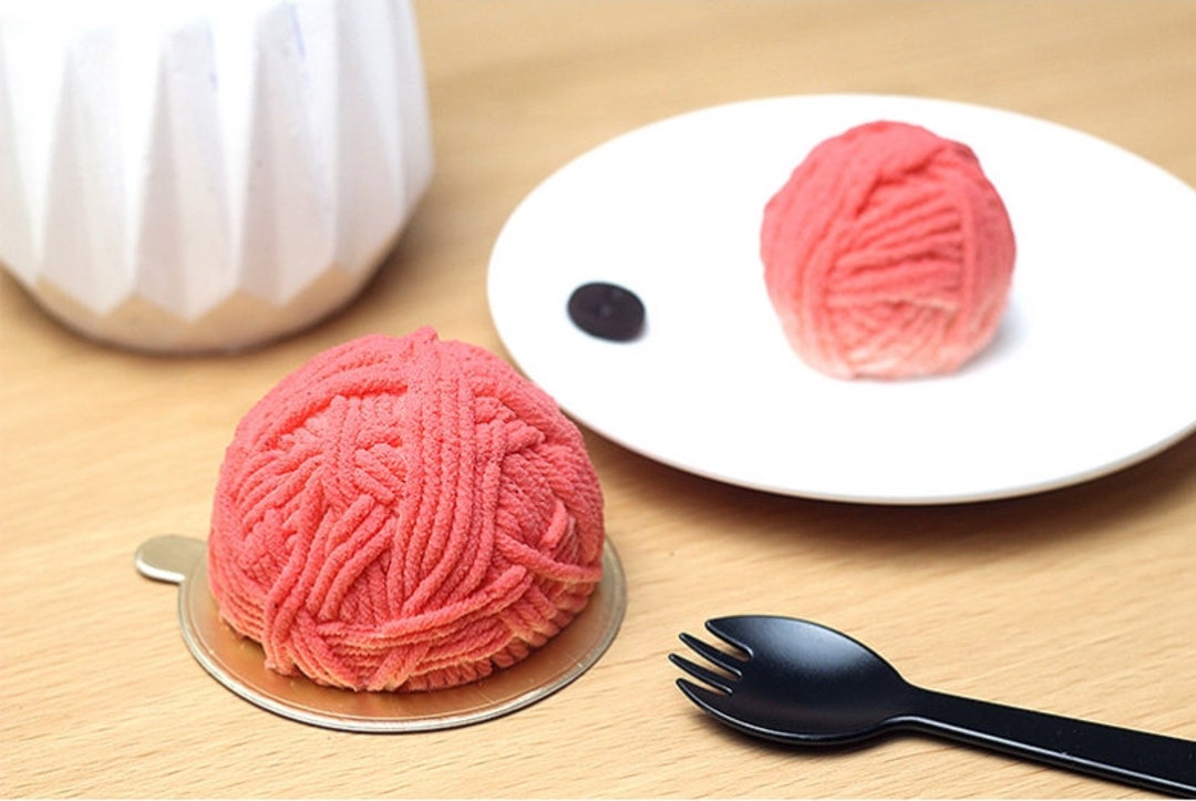Wool ball mousse cake mold Chocolate ice cream silicone mold Soap Mold ...