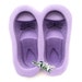 Lady Slipper Shoes Soap Mold Flexible Silicone Mold Candy Chocolate ...