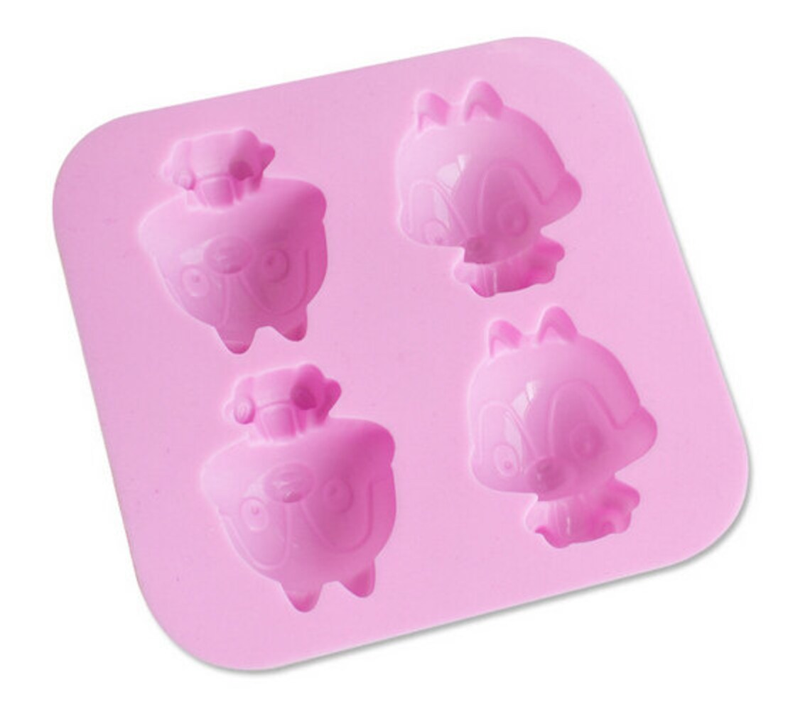 Chipmunks Chocolate Mold Soap Cake Mold Silicone Epoxy Mold - Etsy