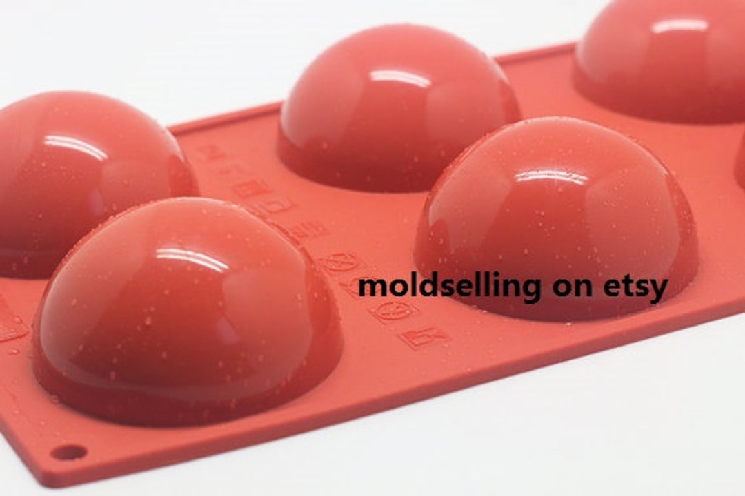 SALE 6-round Ball Mold Pudding Mold Cake Mold Bakeware Silicone Mold ...