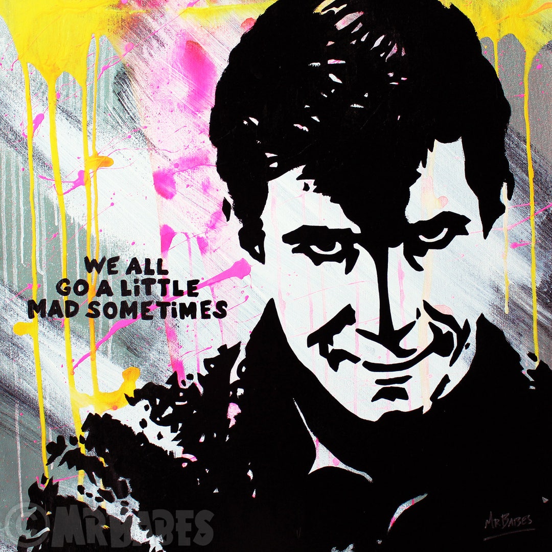Psycho: Norman Bates (anthony Perkins) - Original Pop Art Painting by ...