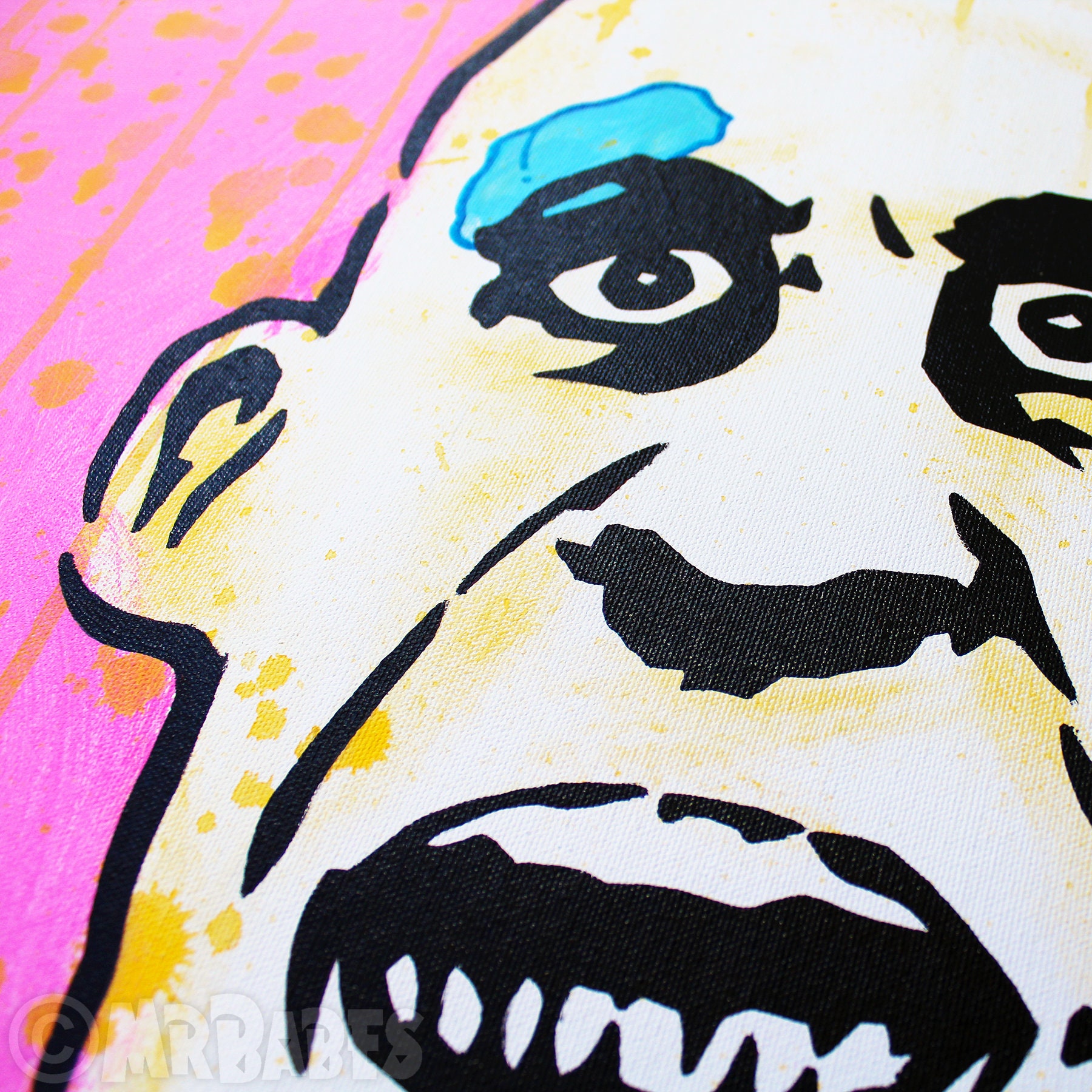 Yarp Queen (hot Fuzz) - Original Pop Art Painting by Babes Kopp - Yas ...