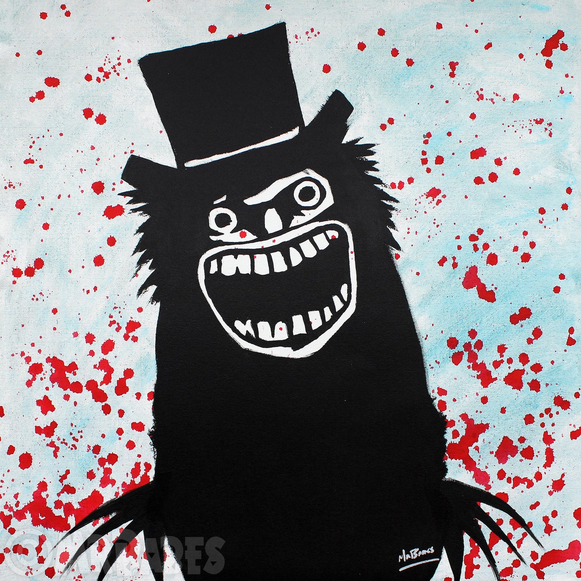 The Babadook Original Pop Art Painting by Babes Kopp Movie - Etsy