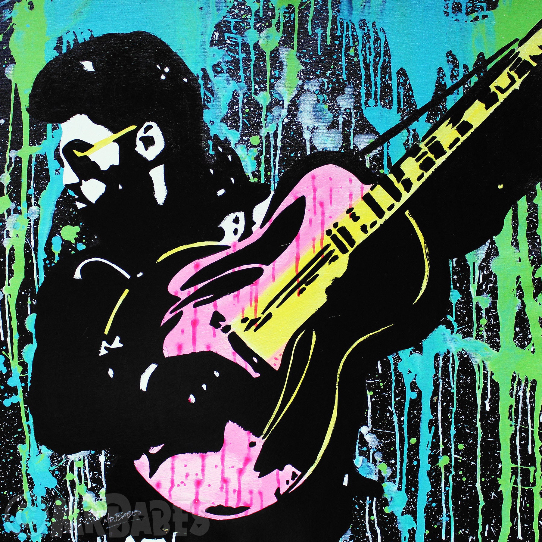 George Michael - Original Pop Art Painting by Babes Kopp - Music ...