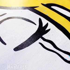 Crying Princess Peach - Original Pop Art Painting by Babes Kopp - Roy ...