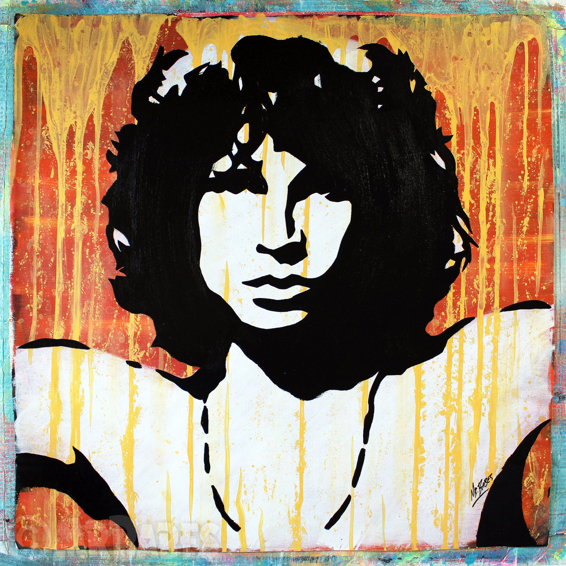 Jim Morrison (the Doors) - Original Pop Art Painting by Babes Kopp ...
