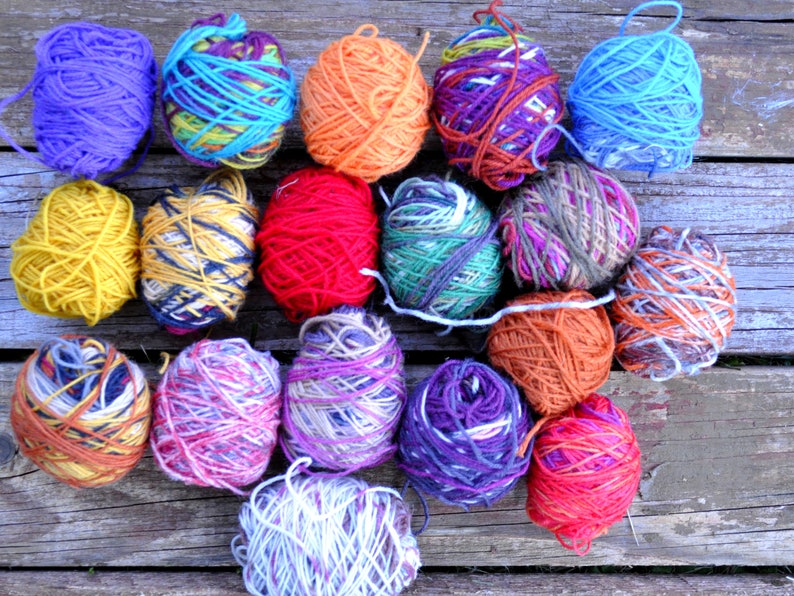 Fingering Yarn, Mini Balls for Socks, Yarn Kit for Sock Knitters, Lot ...