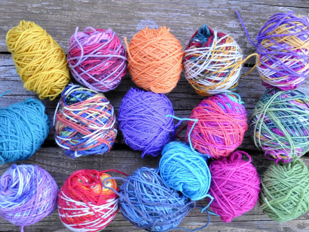 Sock Wool Yarn Kit, Mini Balls for Socks, Scrappy Socks Yarns Kit ...