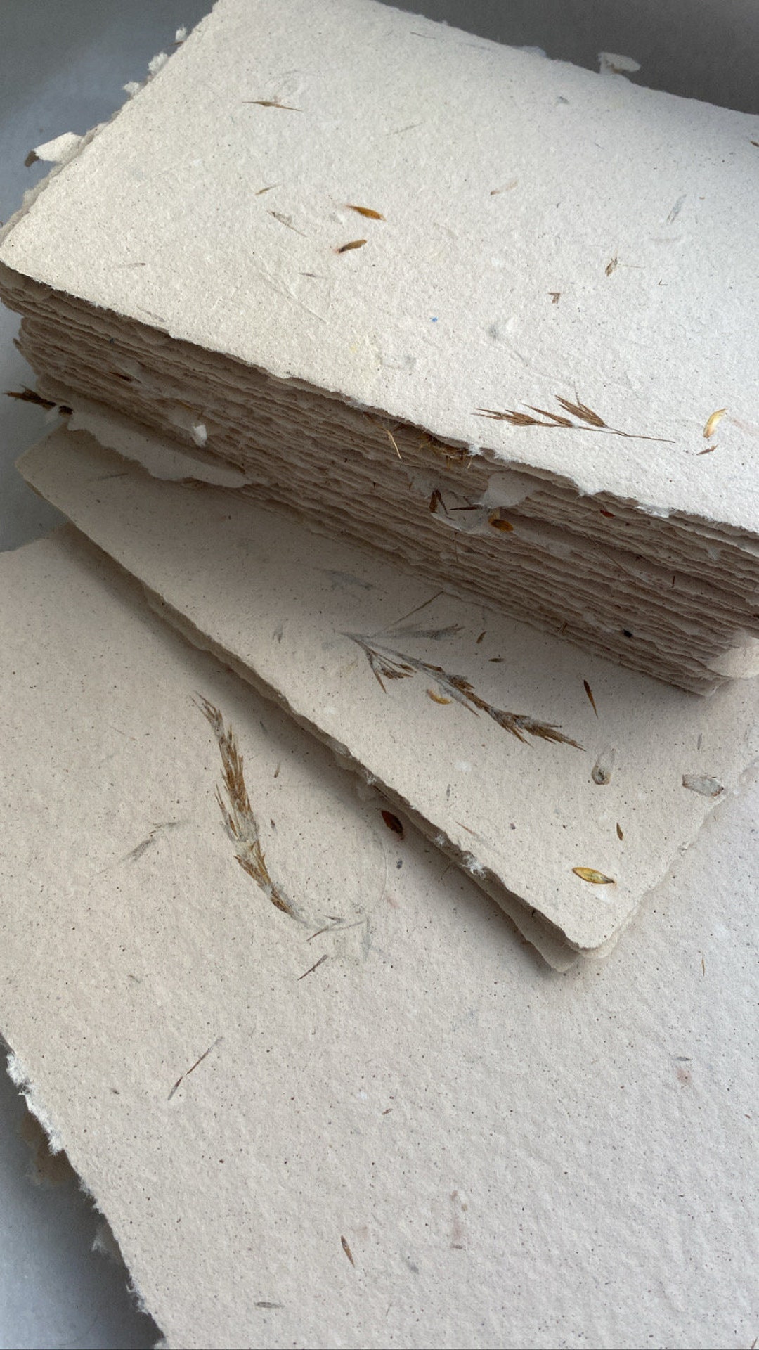 Craft Recycled Paper Cinnamon Coloring With Inclusion A6 A5 - Etsy