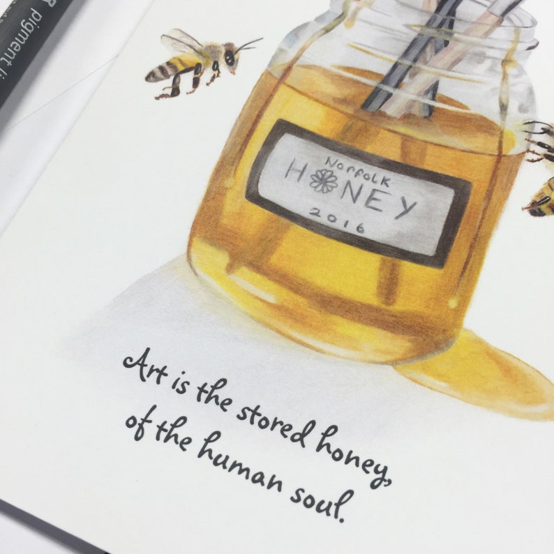 Norfolk Honey Greeting Card - Etsy