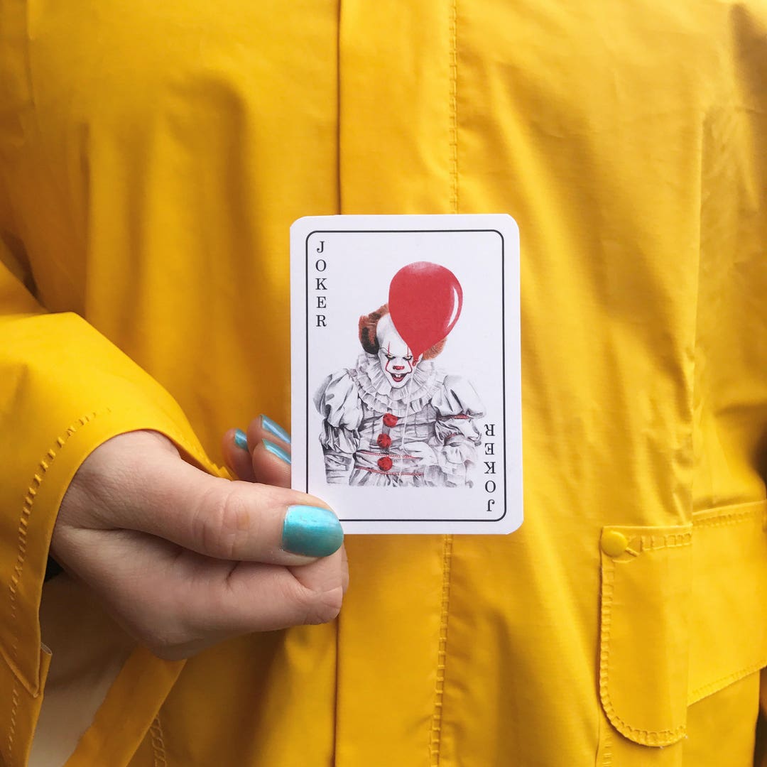 Pennywise the Clown Joker Card (IT 2017, Bill Skarsgard) - Etsy UK