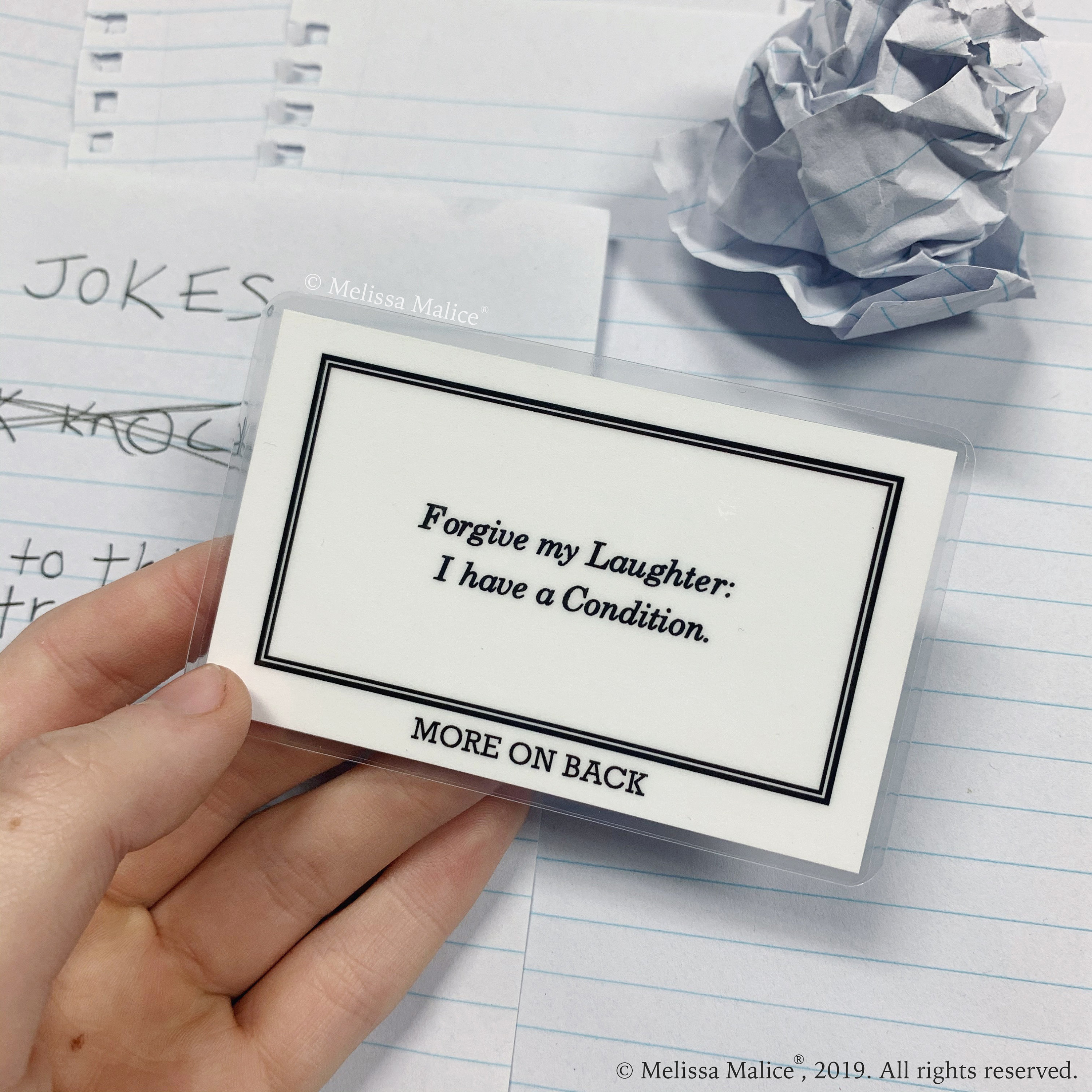 Joker Forgive My Laughter Condition Card Joaquin Phoenix - Etsy UK