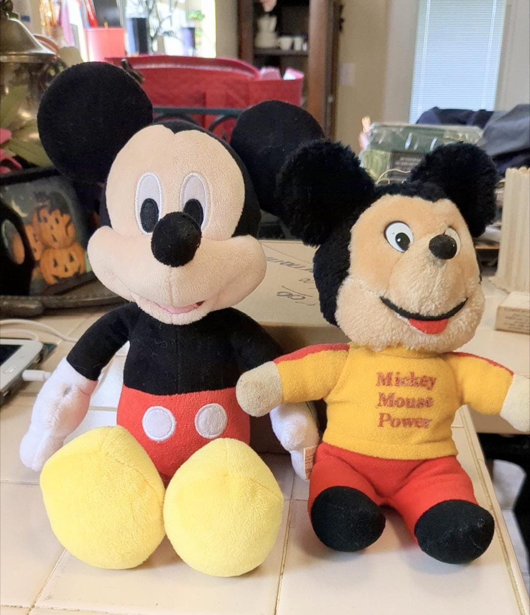 1970's Mickey Mouse Plush and Talking Mickey Mouse From Mickey Mouse ...