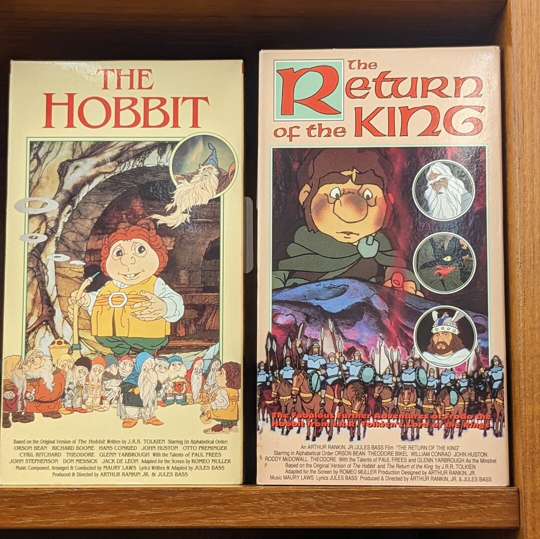Vintage Hobbit and Return of the King VHS/VCR Tapes - Etsy