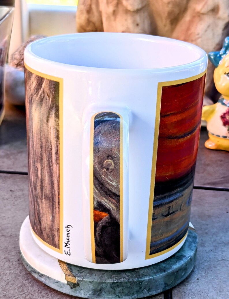 The Scream by Edvard Munch Coffee Mug - Etsy