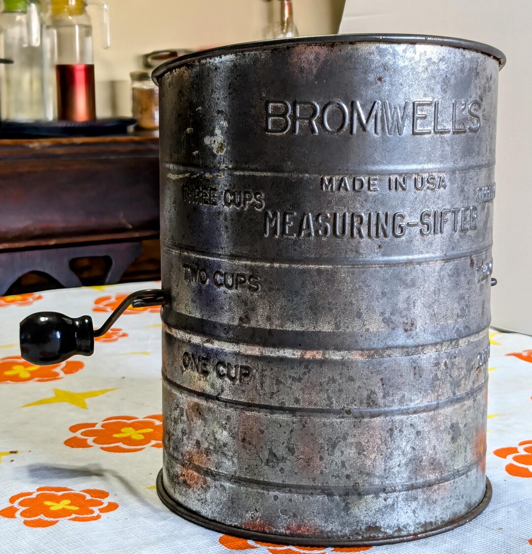 Bromwell's 1930 Flour Sifter 3 Cup Measuring-sifter Made in USA - Etsy