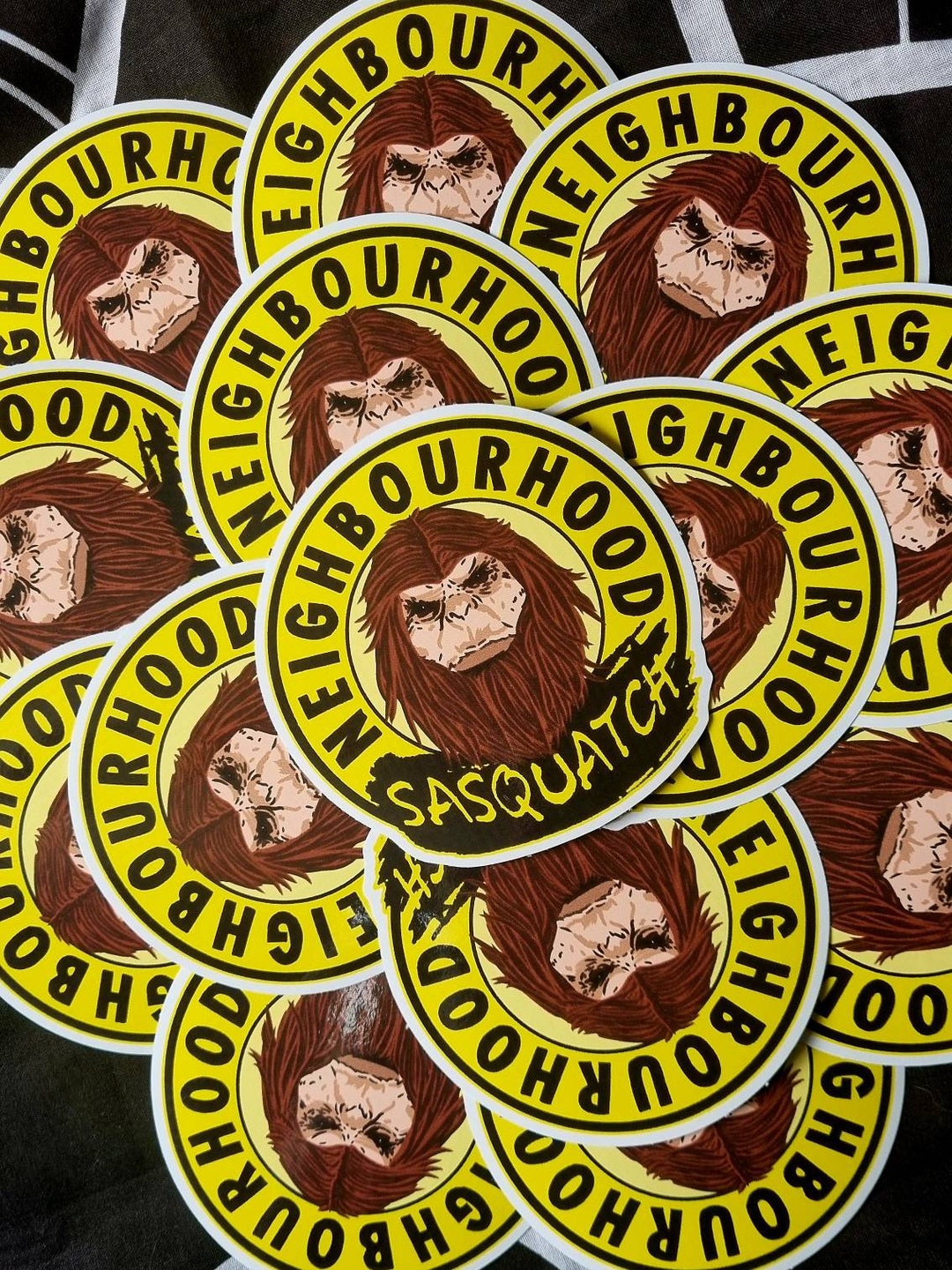 Neighbourhood Sasquatch Vinyl Stickers - Etsy