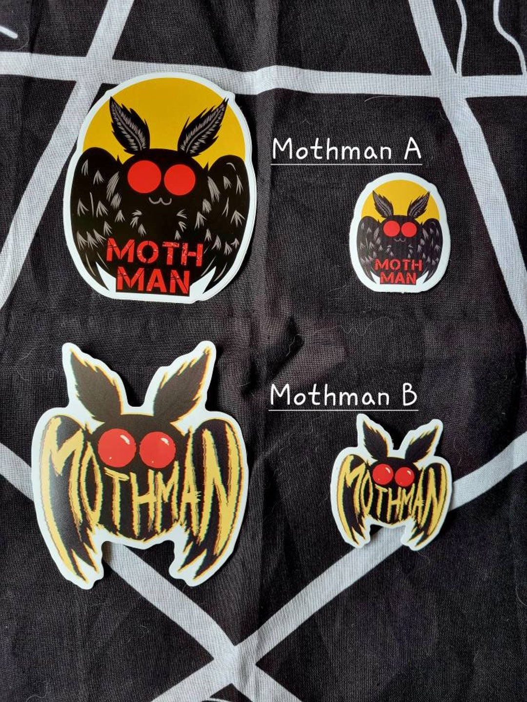 Mothman Vinyl Stickers - Etsy