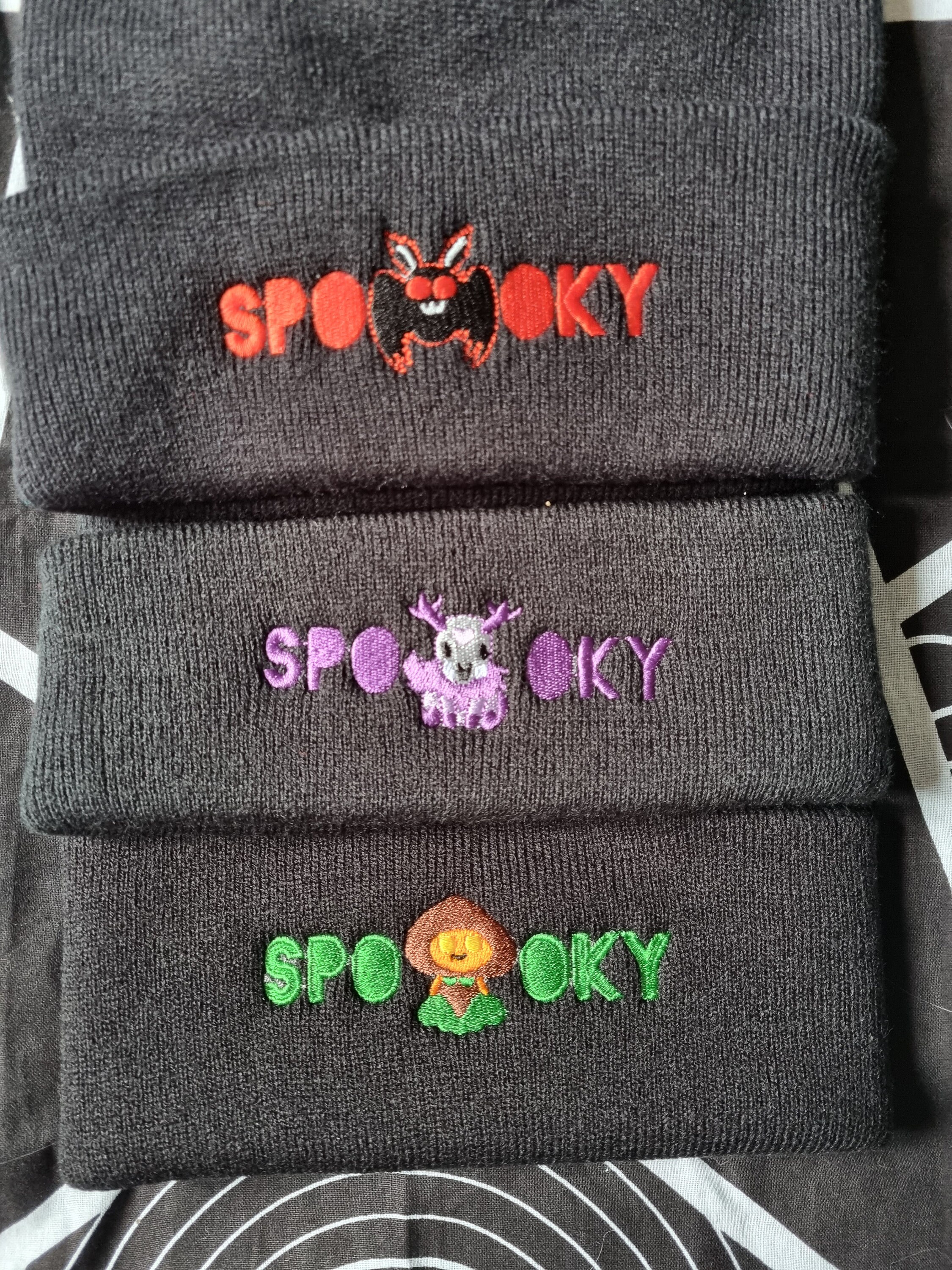 SPOOKY Beanie Collection - Etsy