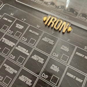 Caroline Girvan Iron Series 3D Dry-erase Calendar W/added Days for ...