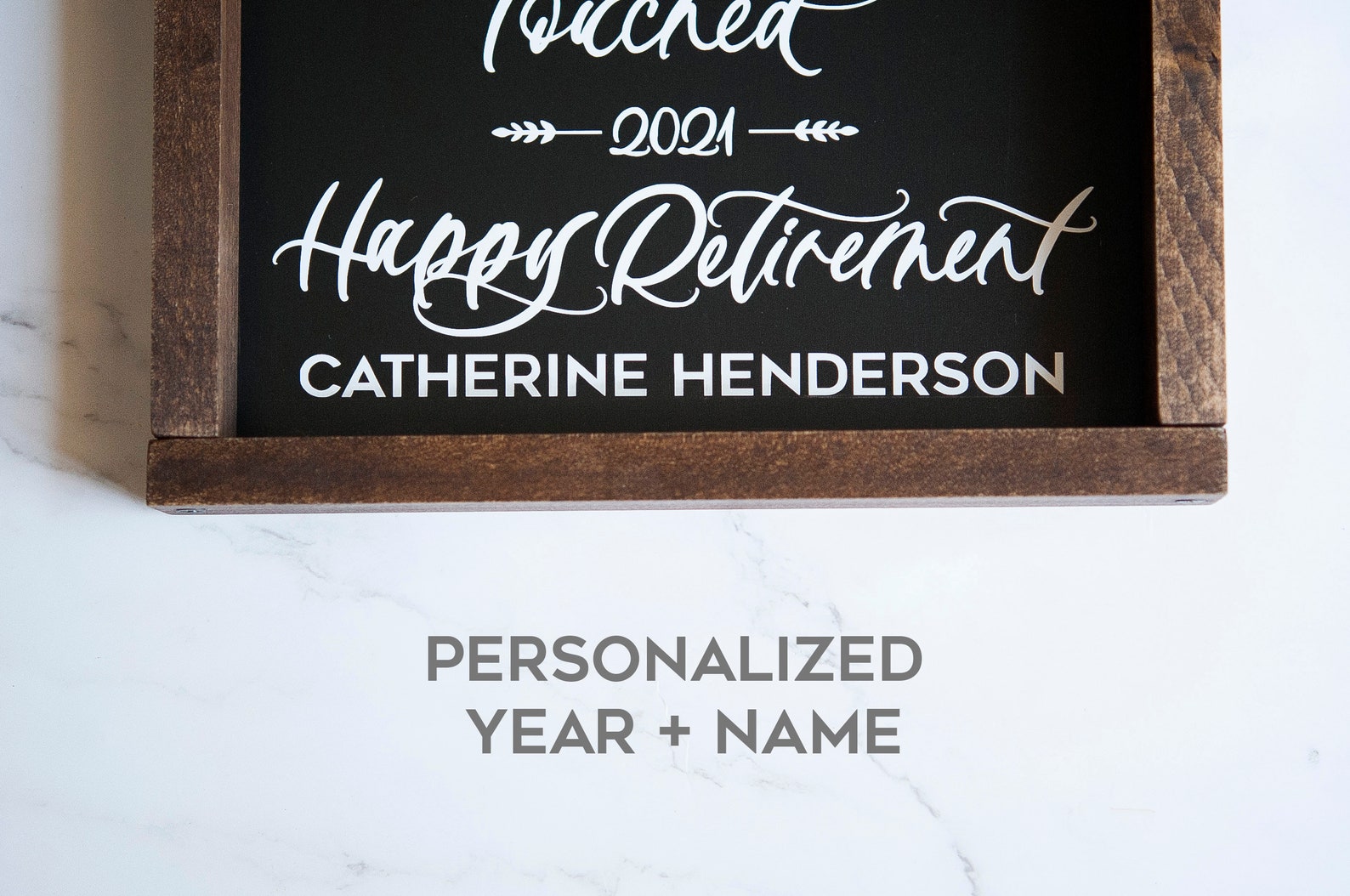 12x12 Farmhouse Retirement Gift Wood Plaque Retirement Gift | Etsy