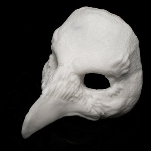 Corvid / Bird of Prey Mask, Unpainted, Soft Foam for LARP Combat ...