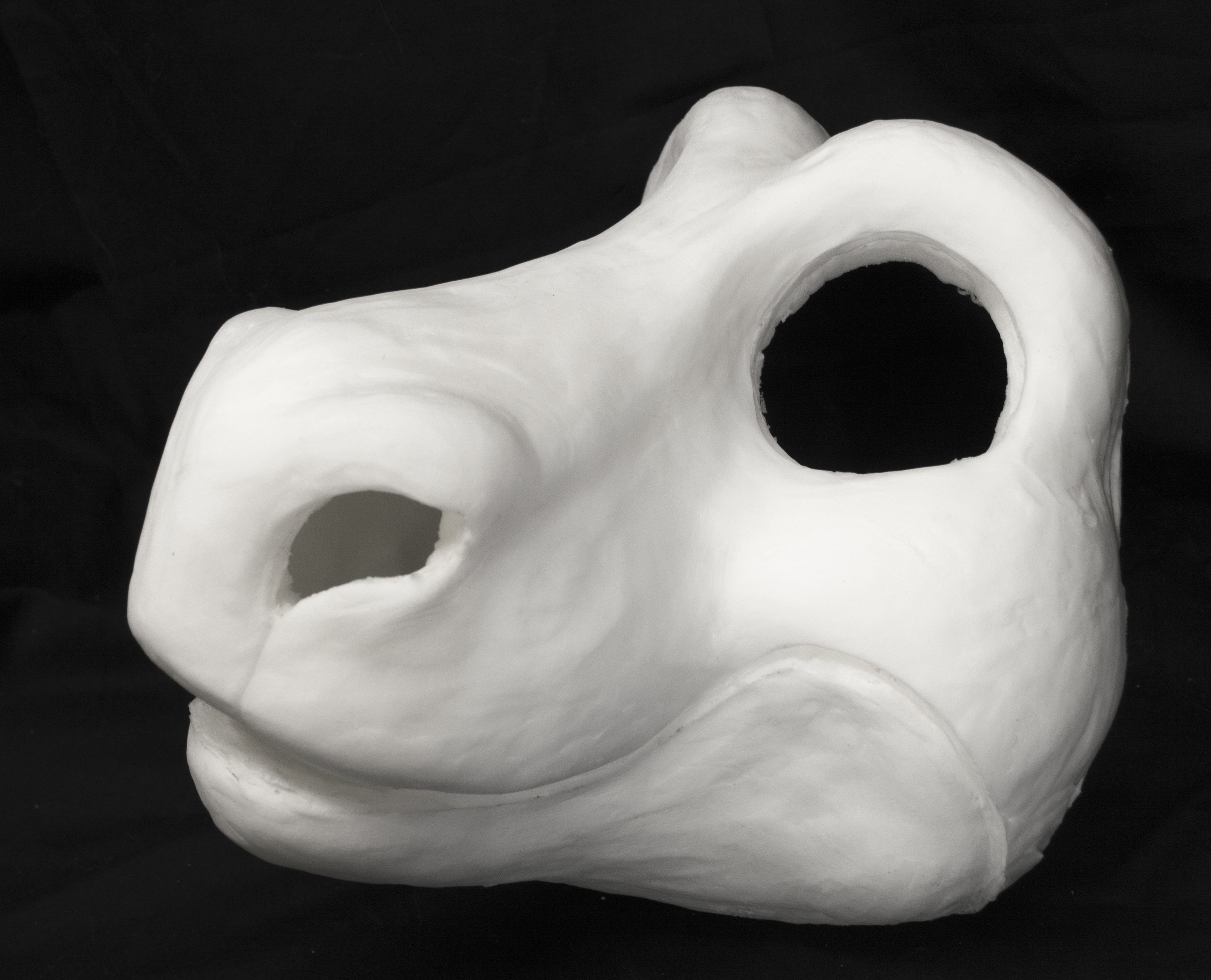 Cut & Carved Raptor Foam Head Base for Costumes, Mascots and Fursuits ...