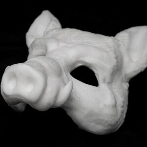 Wild Boar, Pig Mask, Unpainted, Soft Foam for LARP Combat, Quadrobics ...