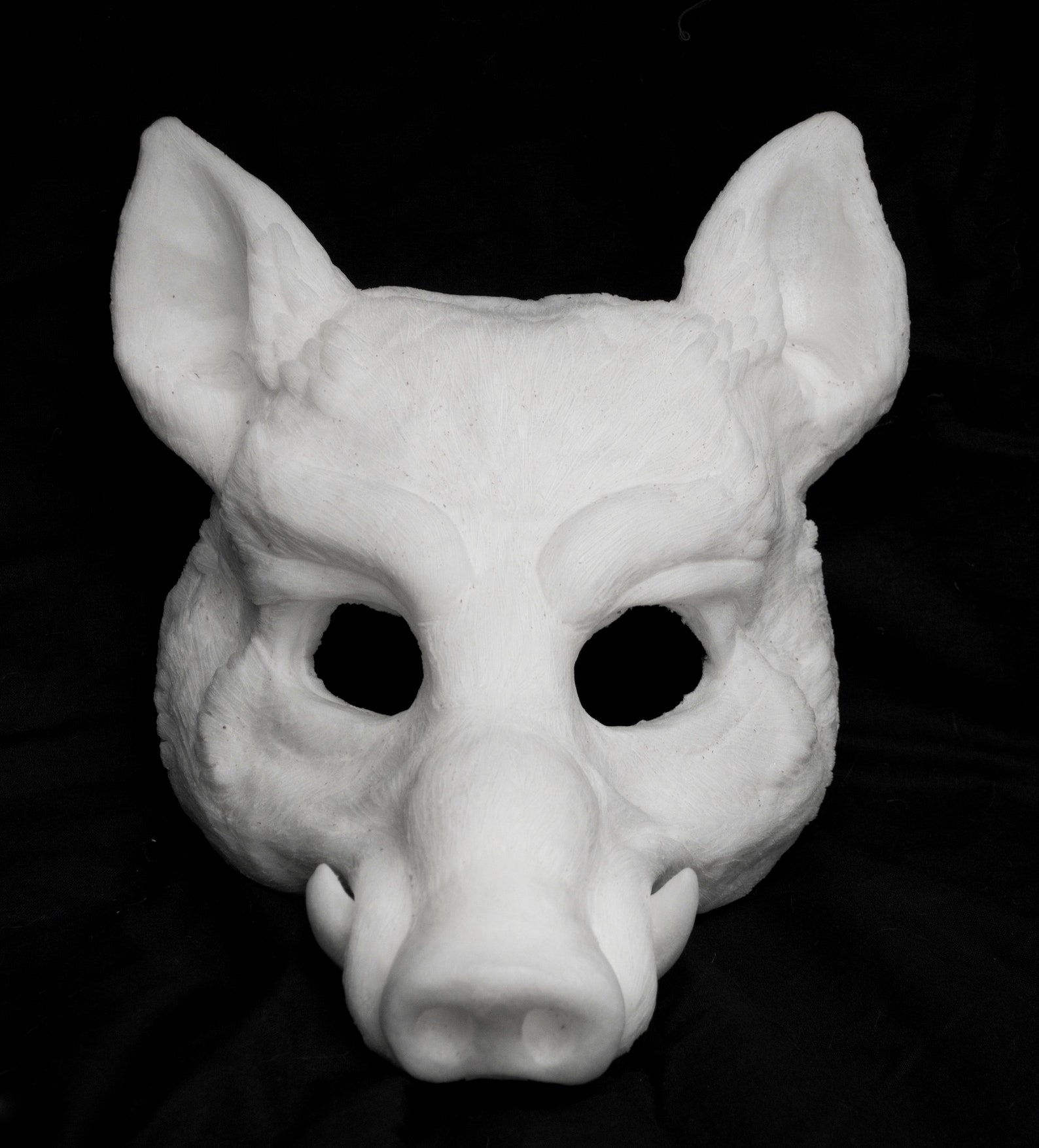 Wild Boar, Pig Mask, Unpainted, Soft Foam for LARP Combat, Quadrobics ...