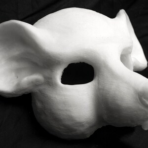 Skaven Mask, Unpainted, Soft Foam for LARP Combat, Theatre, Festivals ...