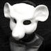 Skaven Mask, Unpainted, Soft Foam for LARP Combat, Theatre, Festivals ...