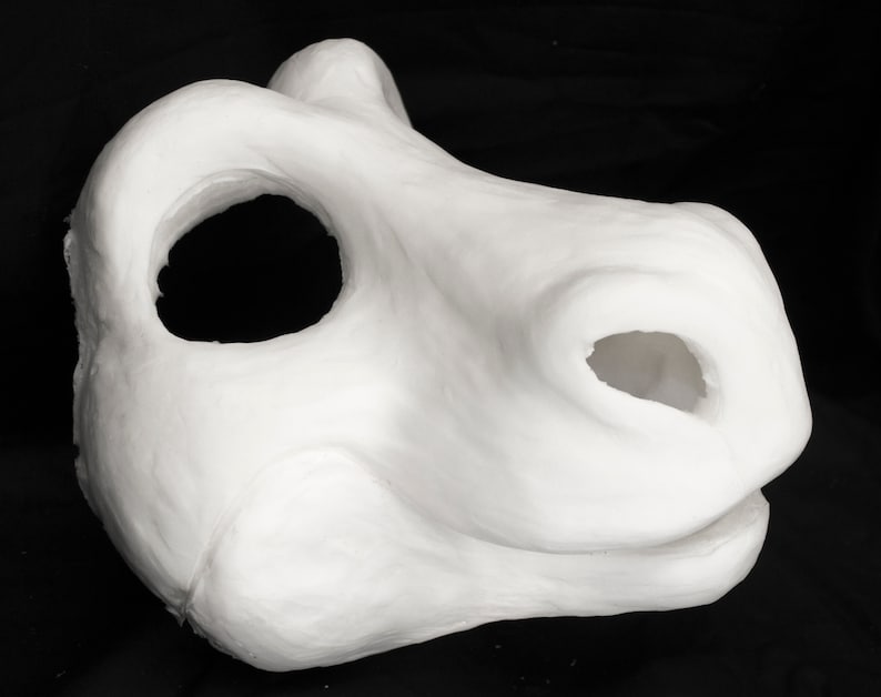 Cut & Carved Raptor Foam Head Base for Costumes, Mascots and Fursuits ...