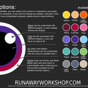 Toony Follow Me Eyes for Costumes, Fursuits and Mascots, 1 Pair (many ...