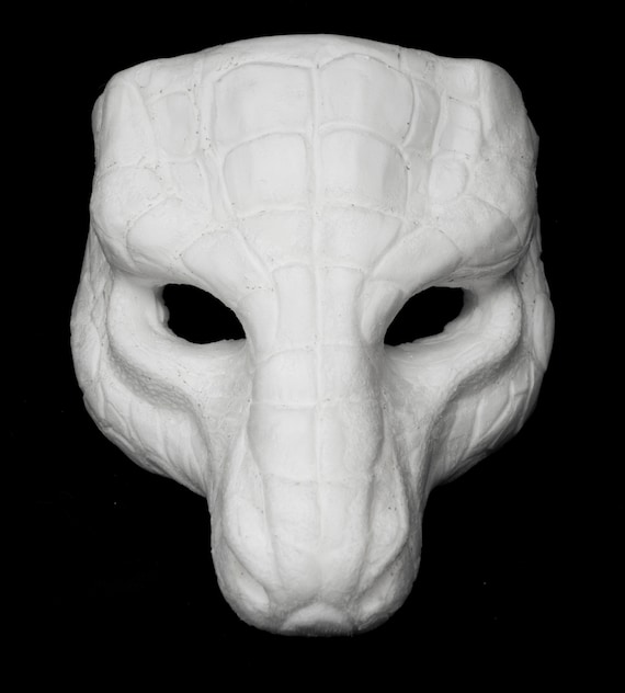 Dragon / Reptilian Mask Unpainted Soft Foam for LARP Combat - Etsy