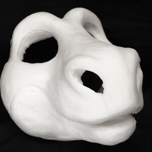 Cut & Carved Raptor Foam Head Base for Costumes, Mascots and Fursuits ...