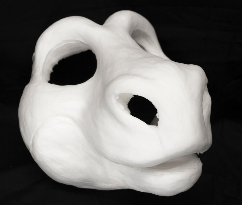 Cut & Carved Raptor Foam Head Base for Costumes, Mascots and Fursuits ...