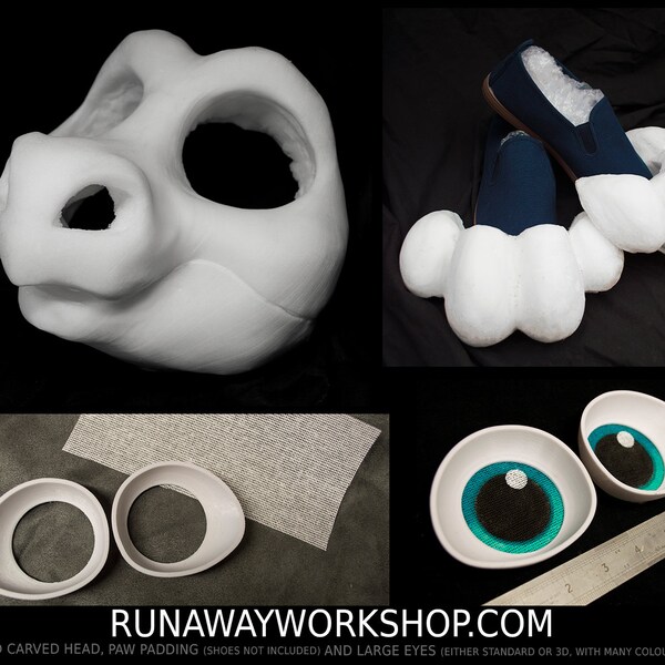 Kemono Fursuit Eyes Dome - Etsy UK