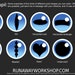 Custom Painted Toony Eyes for Costumes, (regular and Large Options ...
